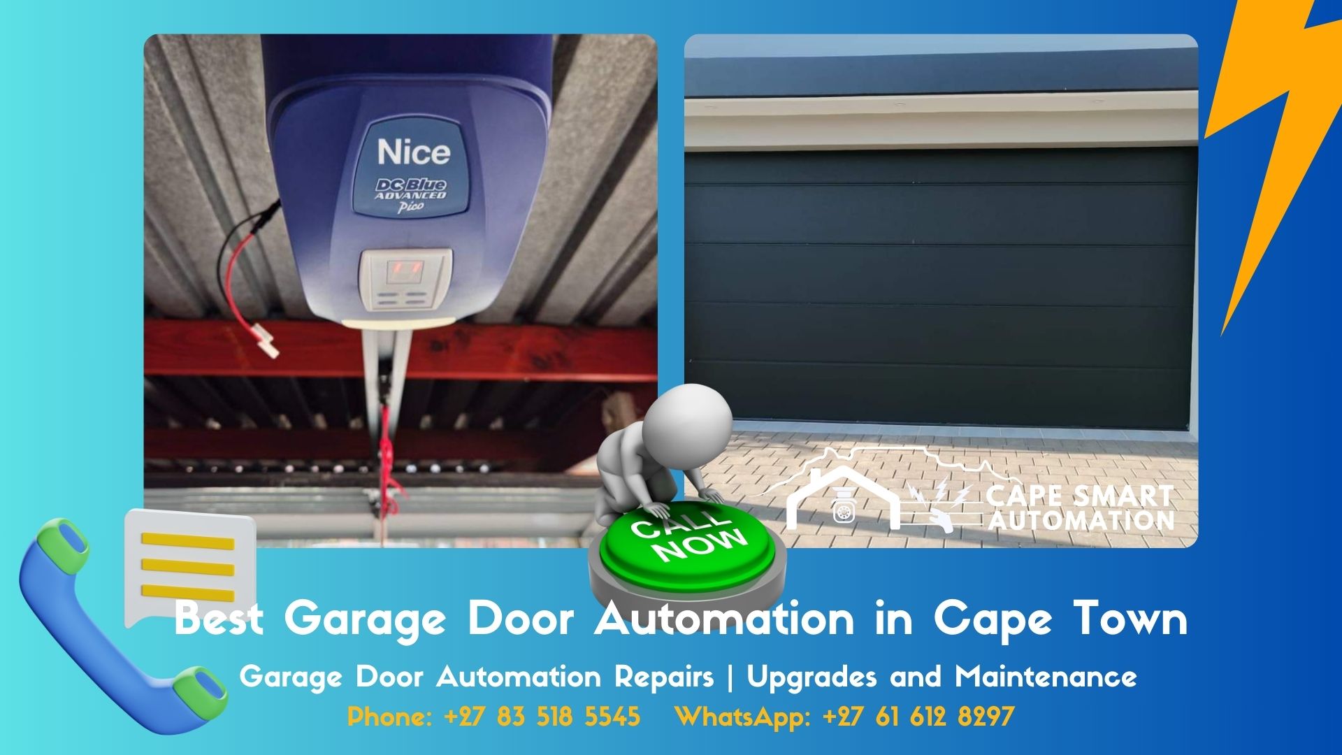 Garage Door Automation Cape Town & Repairs | Avail. 24/7